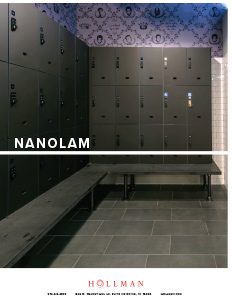 Nanolam Lockers: Anti-Microbial, Modern Laminate Material by Hollman